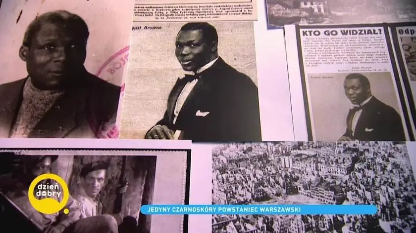 Jedyny czarnoskóry powstaniec warszawski. Kim był August Agbola Brown? - Dzień Dobry TVN