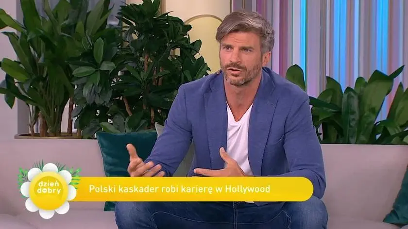 Jacek Jagódka. Kaskader, który parcuje w Hollywood - Dzień Dobry TVN