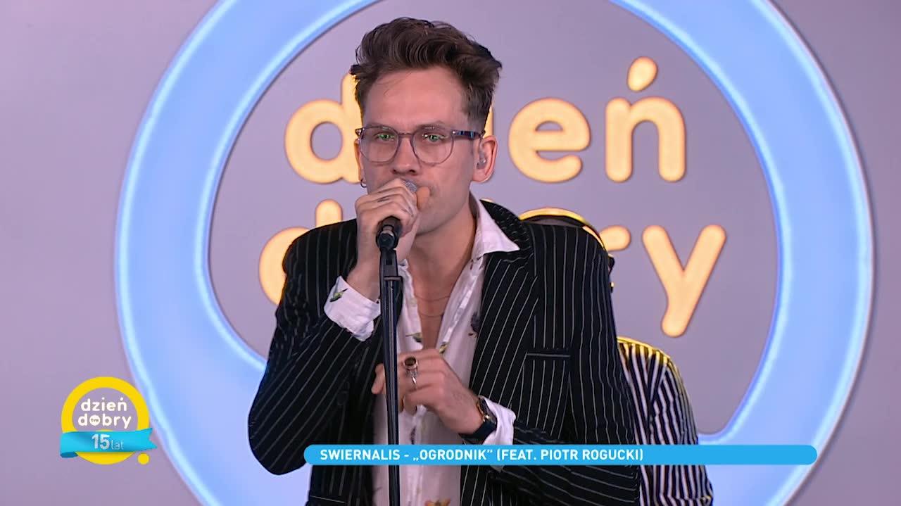 Swiernalis z utworem "Ogrodnik" na scenie DDTVN - Dzień Dobry TVN