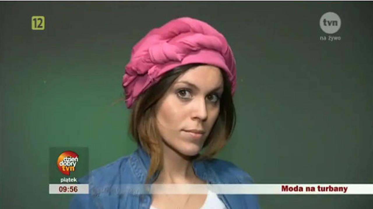 Zamiast czapki - turban - Dzień Dobry TVN
